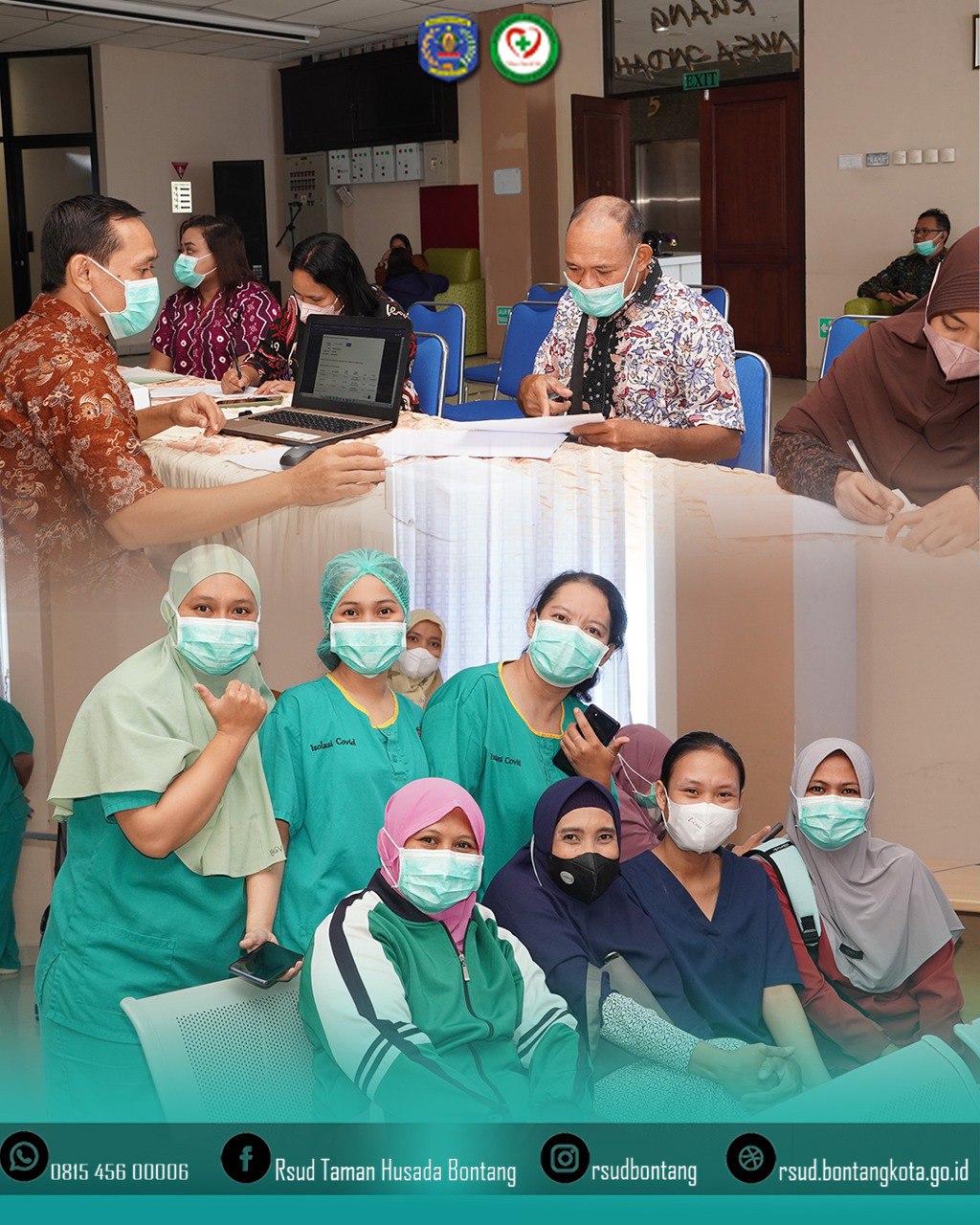 Vaksinasi COVID-19 Booster ke-2 Bagi Pegawai RSUD Taman Husada Bontang – RSUD Taman Husada Bontang